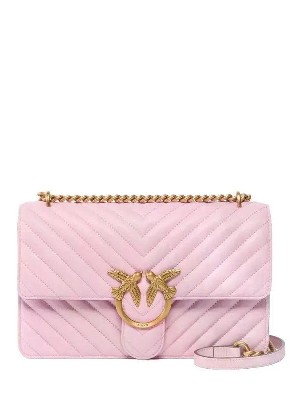 Pinko Love One Mini Crossbody Bag - Pink