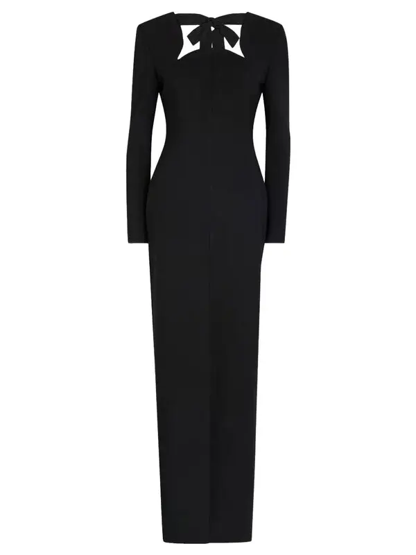 ROKSANDA Zari Bow-detail Dress - Black