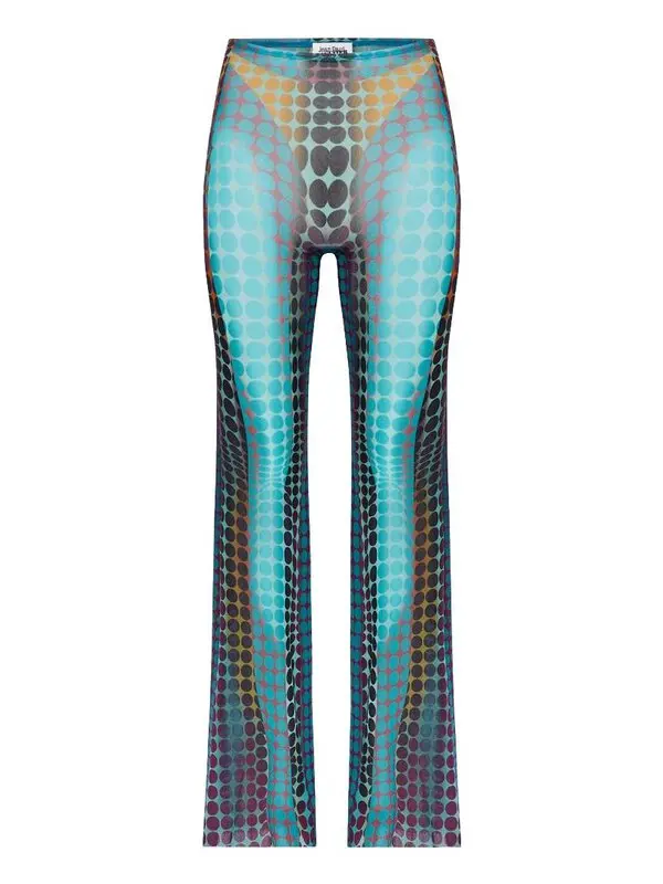 Jean Paul Gaultier Flare Pants - Blue