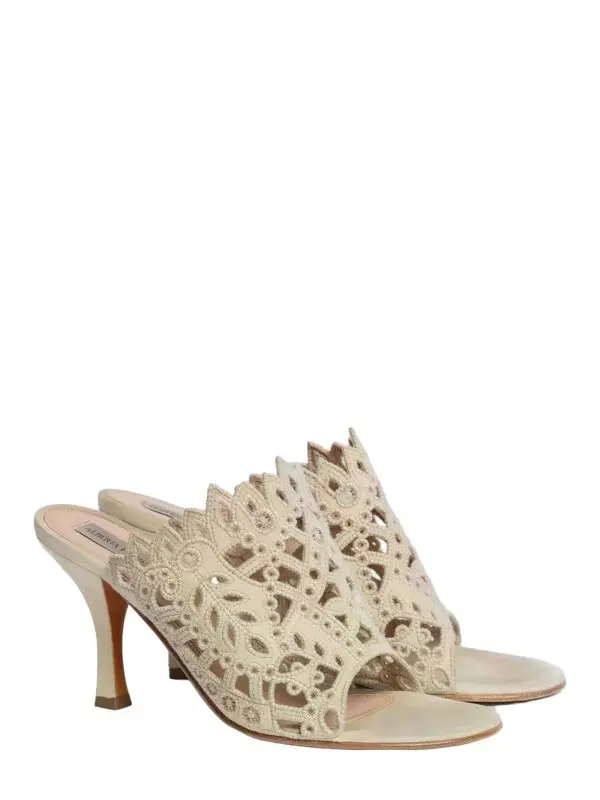 Alberta Ferretti Cut-out Stiletto Heel Sandals - Neutrals