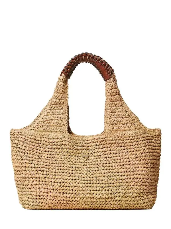 TWINSET Woven-effect Shoulder Bag - Neutrals