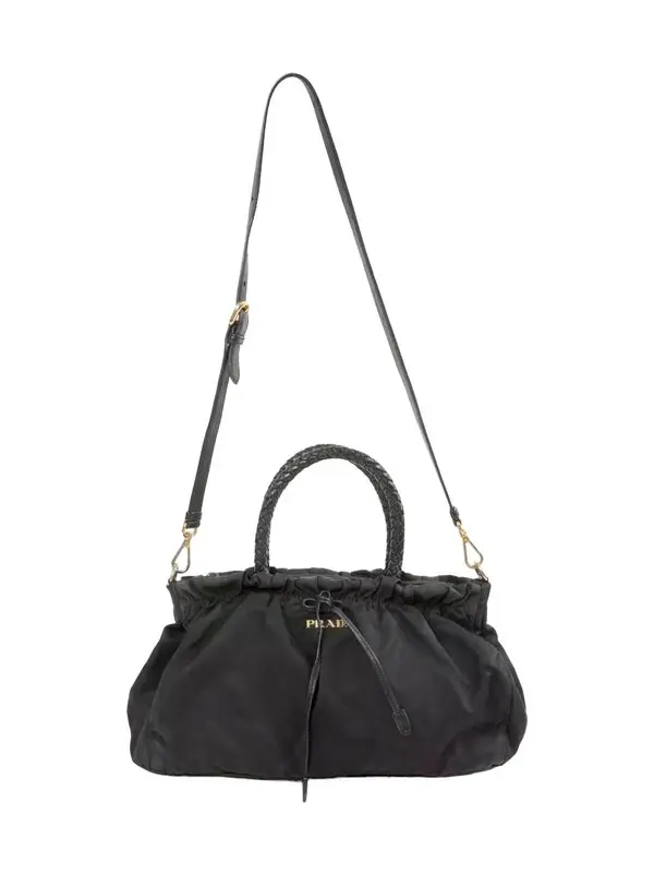 Prada 2000s Tessuto Tote Bag - Black