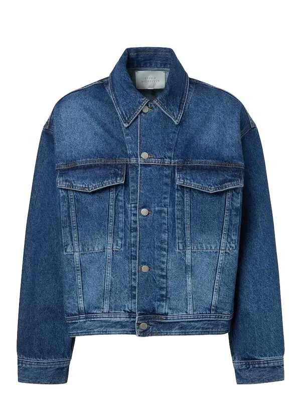 Studio Nicholson Stein Denim Jacket - Blue