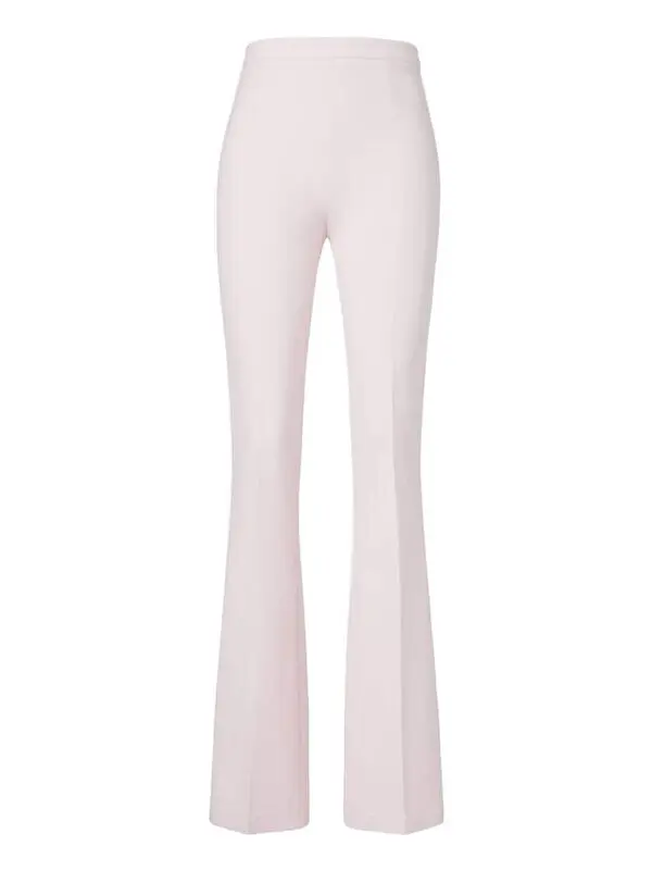 Safiyaa Alexa High-rise Crêpe Flared Pants - Pink