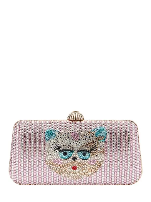 Valentino Garavani Carry Secrets Embellished Clutch - Pink