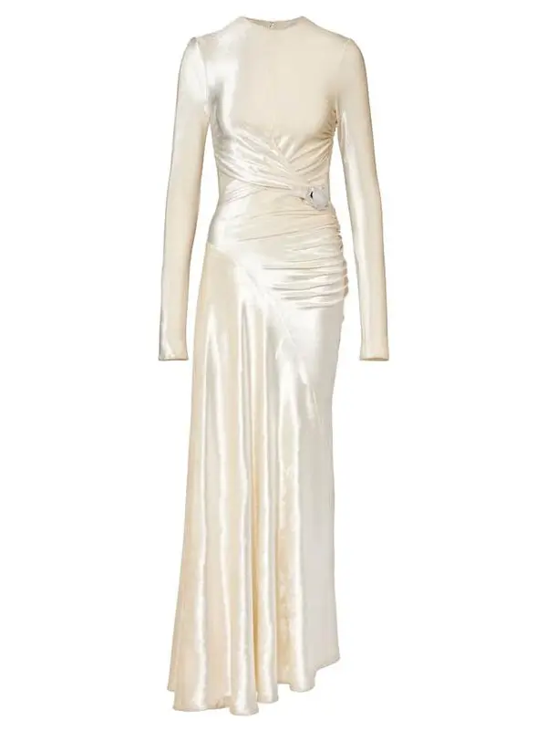 Rabanne Gathered Gown - Beige