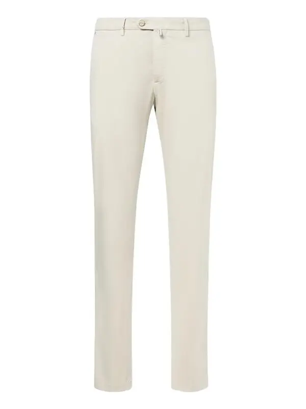 Kiton Cotton-blend Chinos - Beige