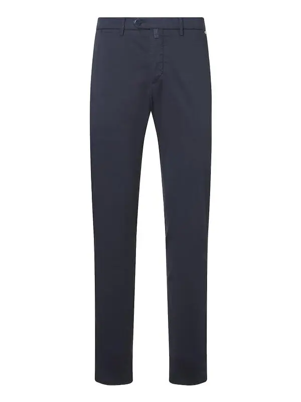 Kiton Cotton-blend Chinos - Blue