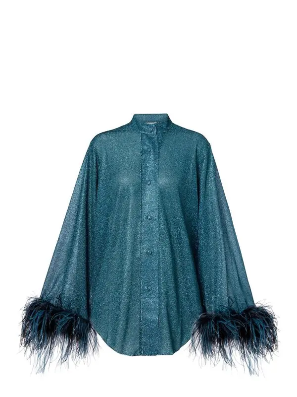 Oseree Lumière Plumage Shirt - Blue