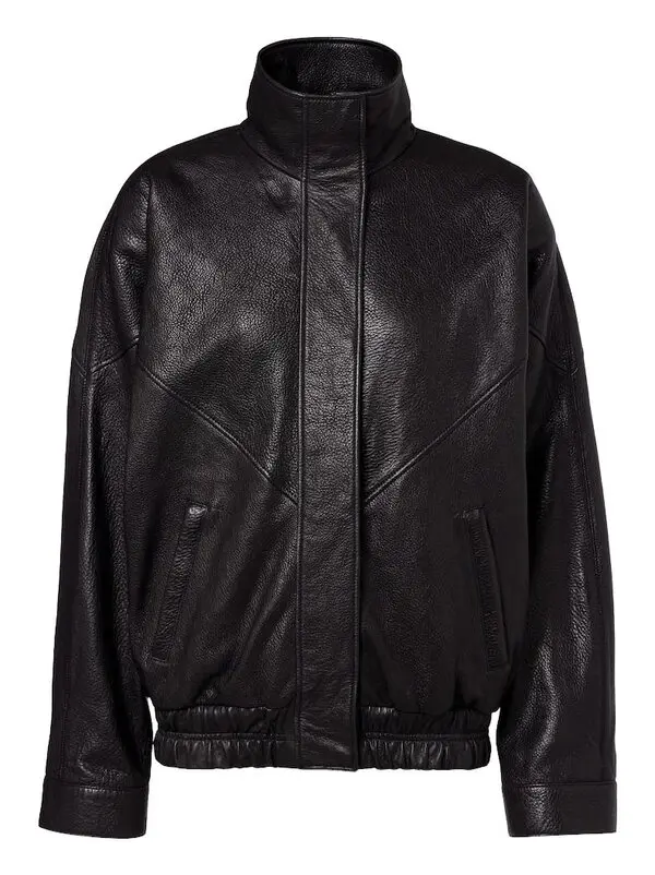 Acne Studios Leather Jacket - Black