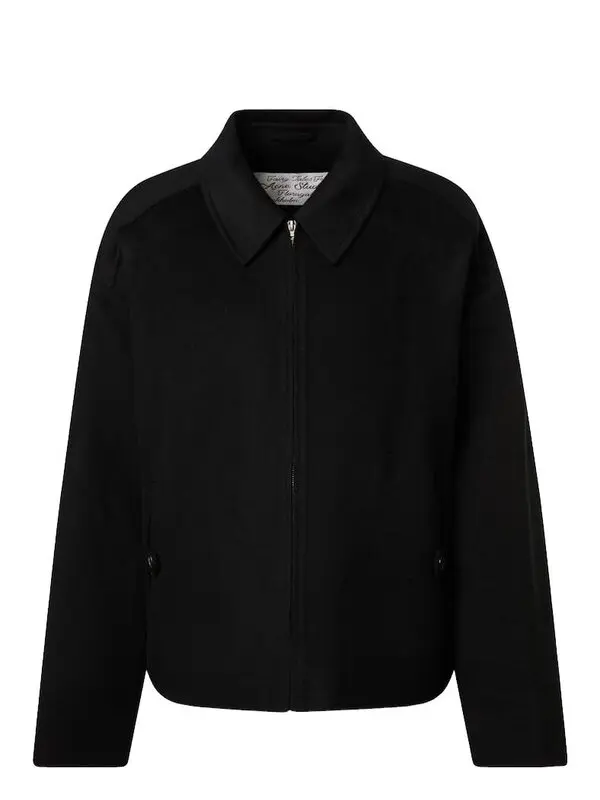 Acne Studios Wool And Cashmere Jacket - Black