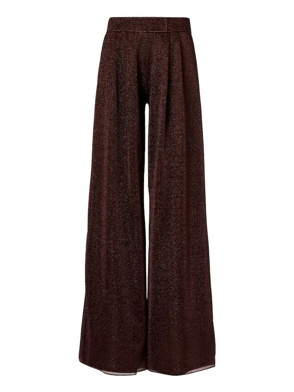 Oseree Lumière Wide-leg Pants - Brown