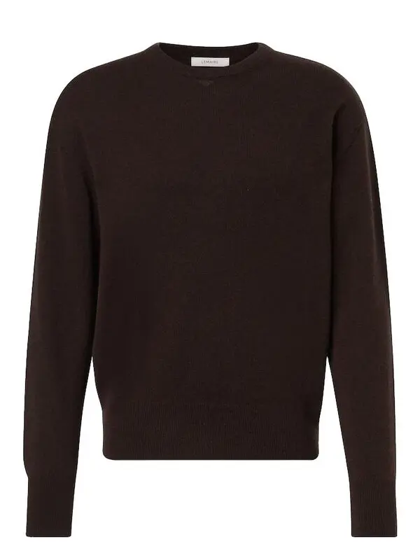 LEMAIRE Cashmere And Wool Sweater - Brown