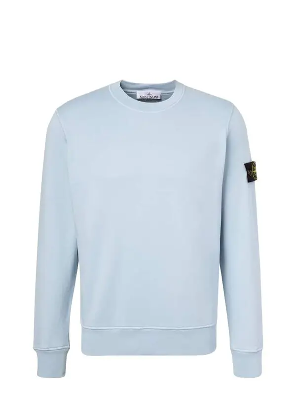 Stone Island Compass Cotton Jersey Sweatshirt - Blue