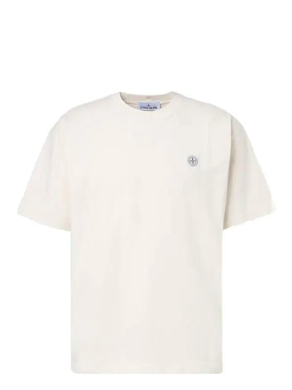 Stone Island Compass Cotton Jersey T-shirt - White