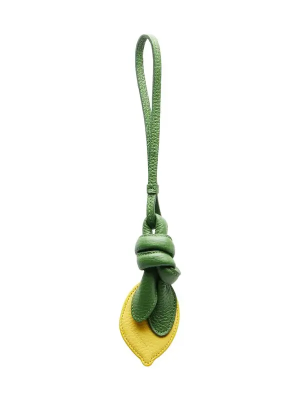 Jacquemus Le Citron Small Leather Bag Charm - Yellow