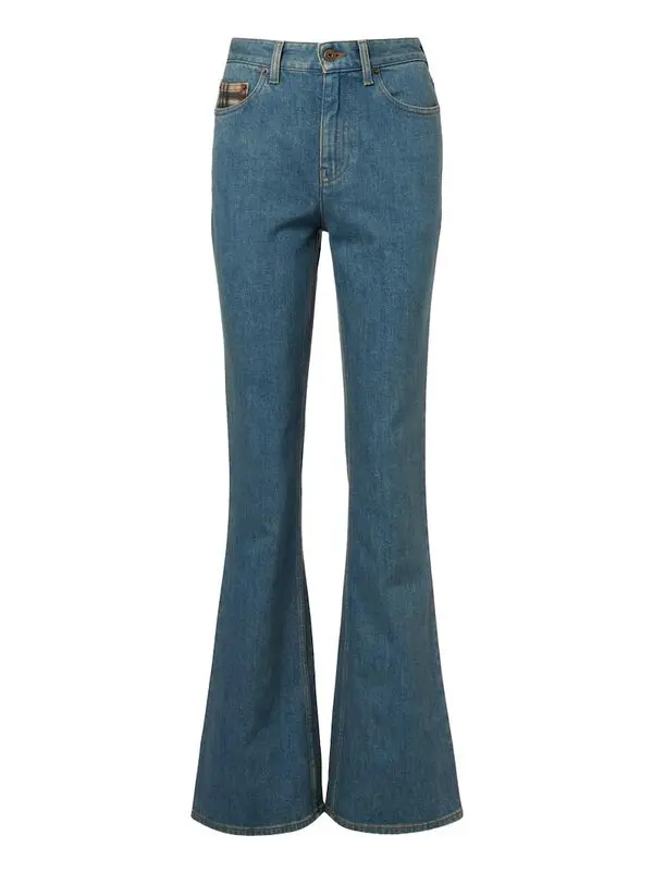 Burberry Flared Jeans - Blue