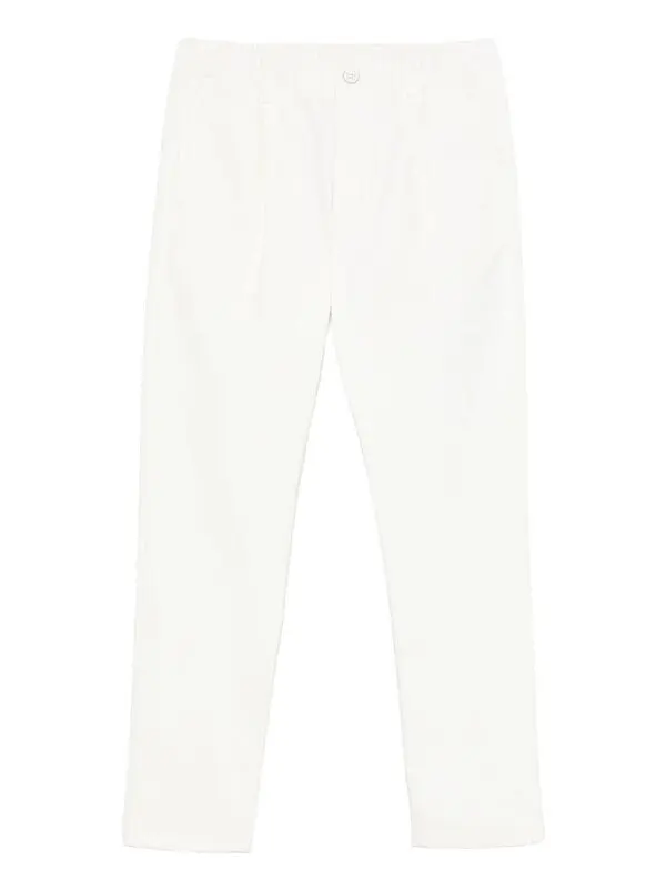Herno Cotton Trousers - White