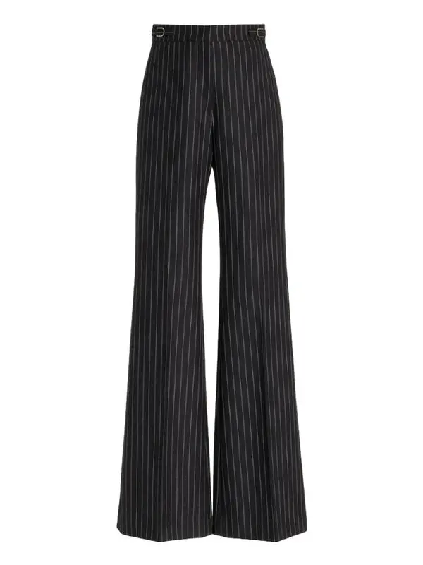 Gabriela Hearst Jones Pinstripe Wool Pant - Grey