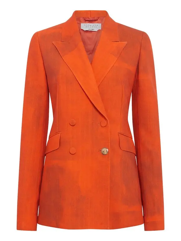 Gabriela Hearst Angela Virgin Wool Blazer - Spice