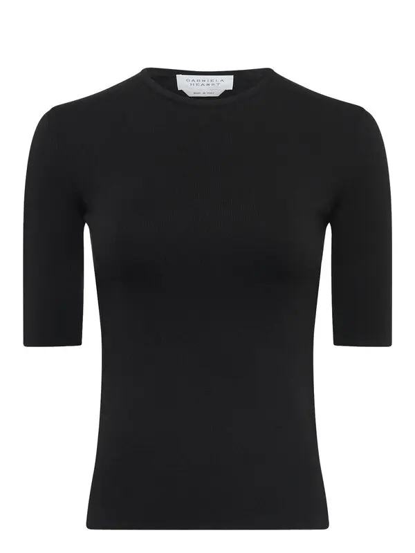 Gabriela Hearst Anahita Knit T-shirt - Black