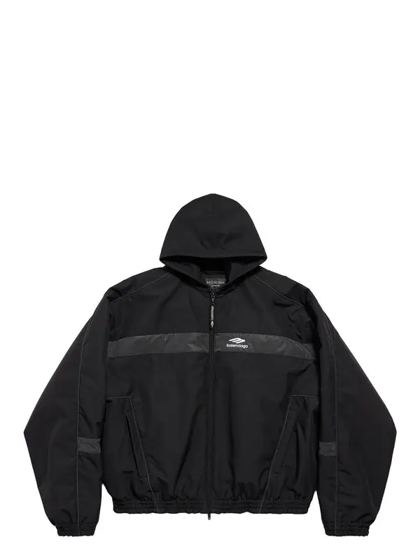 Balenciaga 3b Sports Icon Ski Tracksuit Parka - Black