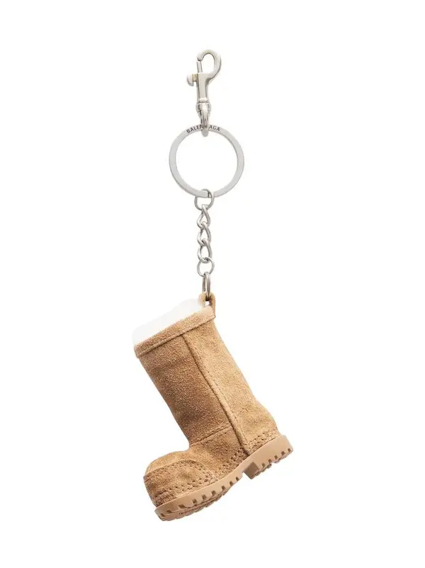 Balenciaga Alaska Boot Bag Charm - Beige