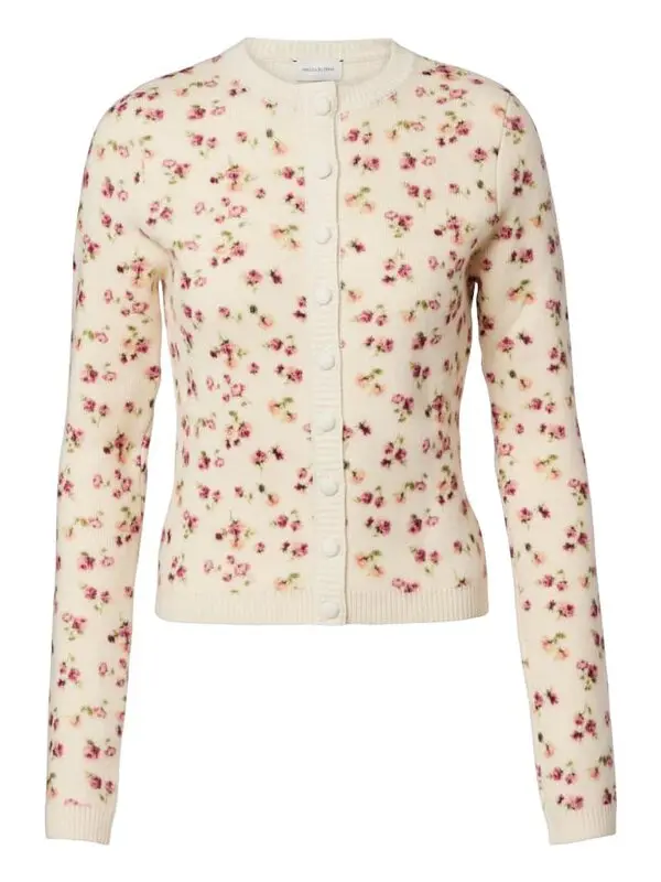 Magda Butrym Wool, Silk, And Cashmere Cardigan - Multicoloured