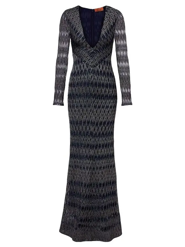 Missoni Lame Maxi Dress - Multicoloured