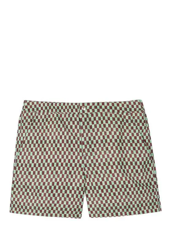Paul Smith Swim Shorts With Printed Design - Green