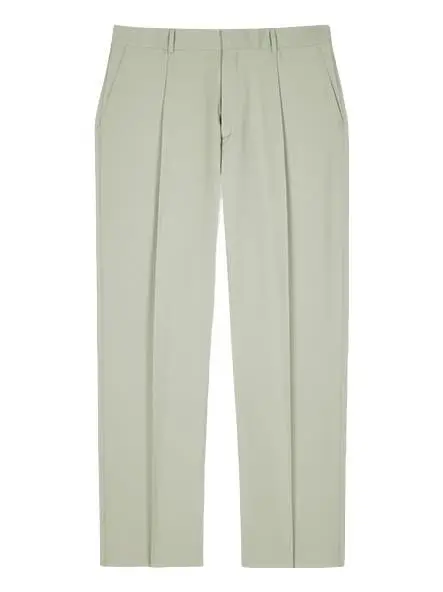 Paul Smith Wool-mohair Pleated Trousers - Green