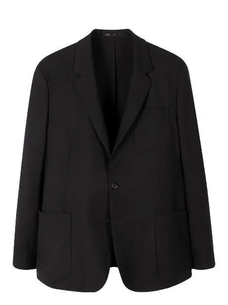 Paul Smith A Suit To Travel In Patch-pocket Unlined Blazer - Black