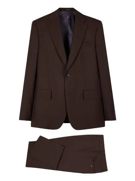 Paul Smith The Brierley Wool 'a Suit To Travel - Brown