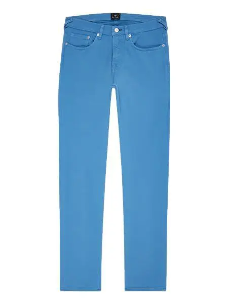Paul Smith Tapered-fit Gart-dyed Organic Cotton-stretch Jeans - Blue