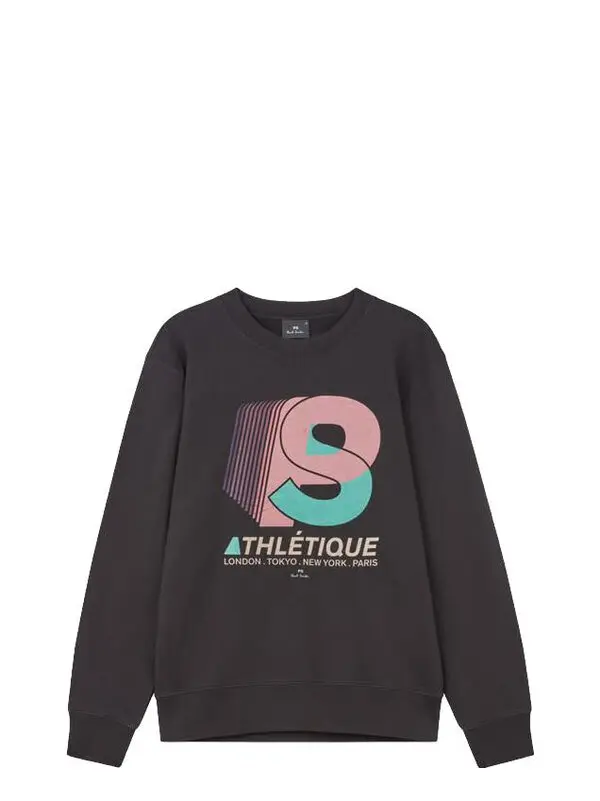 Paul Smith Printed Crewneck Sweatshirt - Black