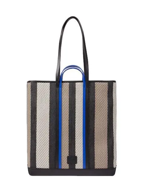Paul Smith Woven Stripe Tote Bag - Black