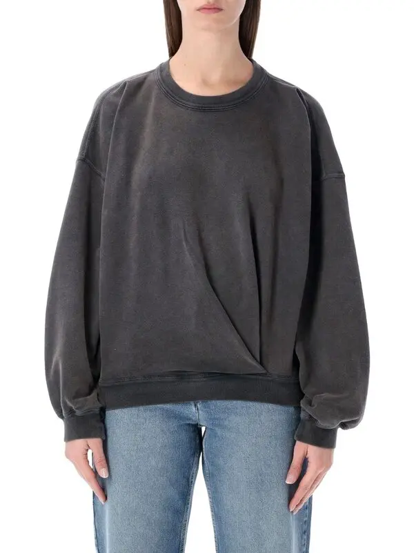 MARANT ETOILE Cotton Crewneck Sweatshirt - Black