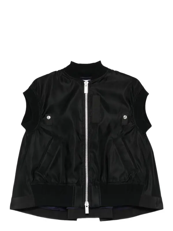 Sacai Nylon Vest - Black