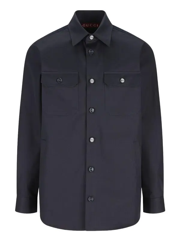 Gucci Cotton Shirt - Blue
