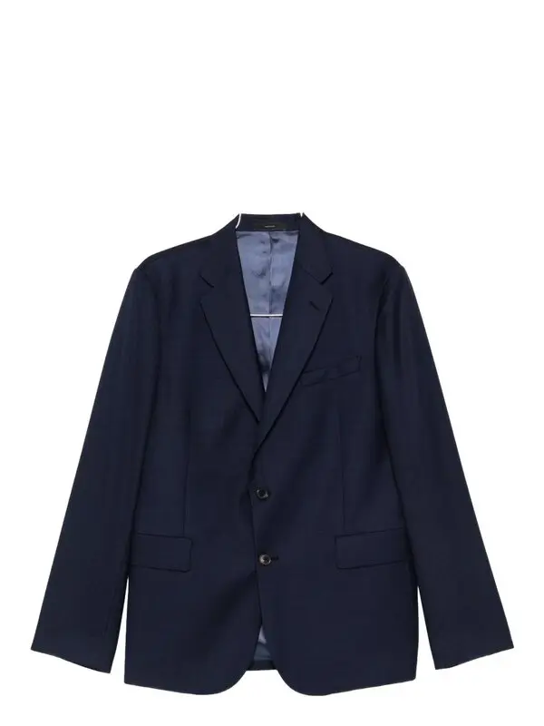 Paul Smith Wool Single-breasted Suit - Blue