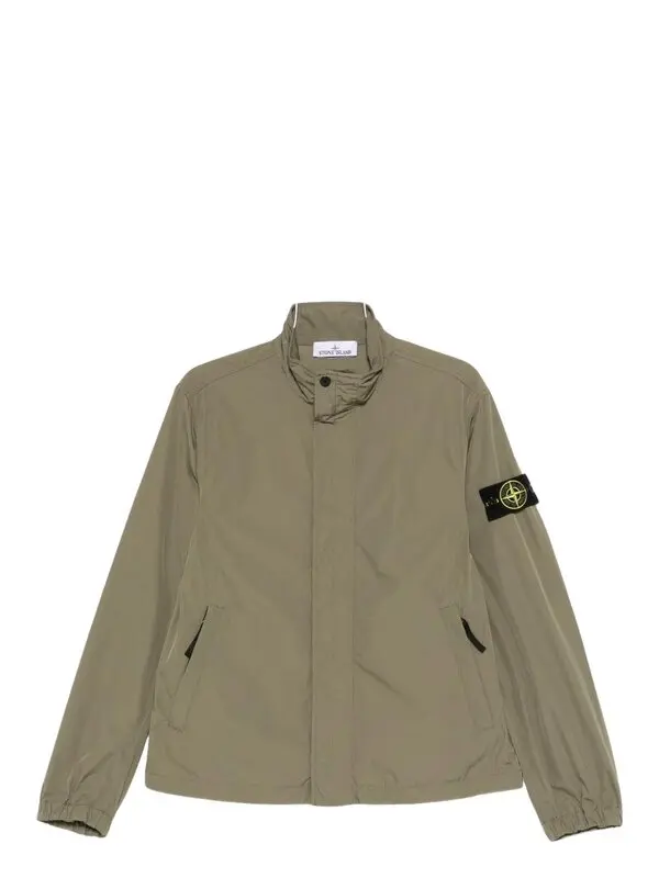 Stone Island Zipped Blouson Jacket - Green