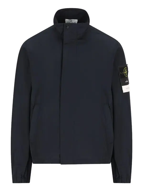 Stone Island Zipped Blouson Jacket - Blue