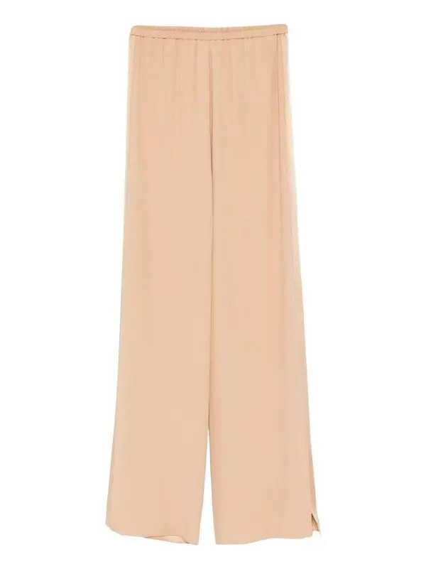 FORTE_FORTE Elasticated Waist Trousers - Beige