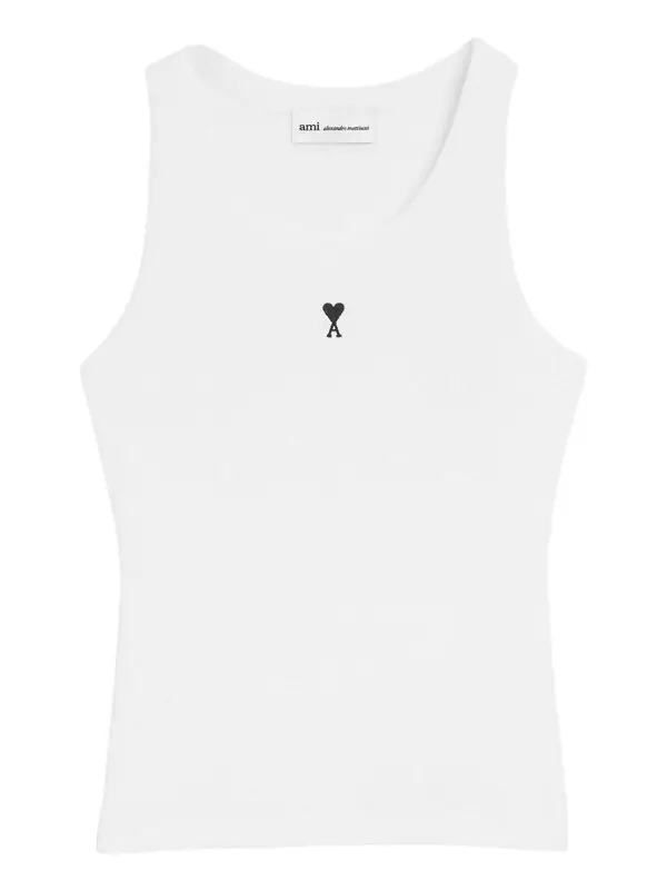 Ami De Couer Cotton Tank Top - White