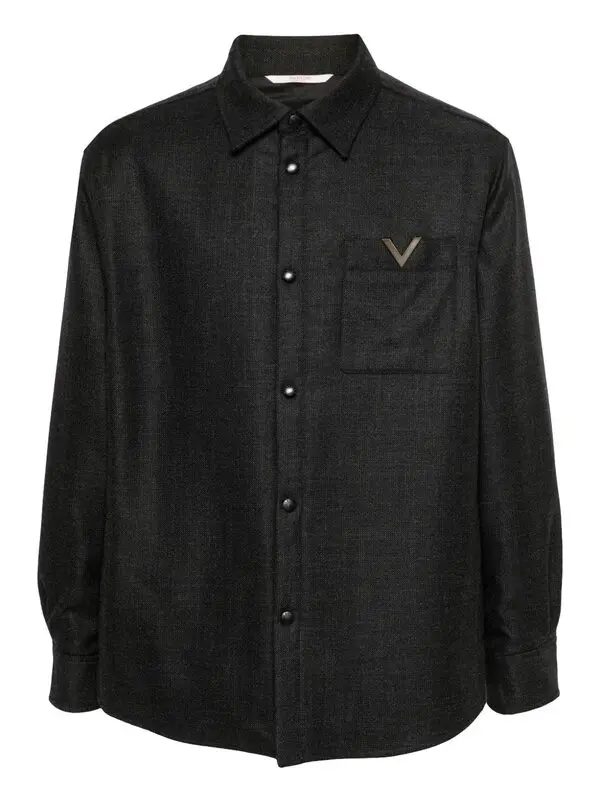 Valentino Garavani Jacket With Logo - Black