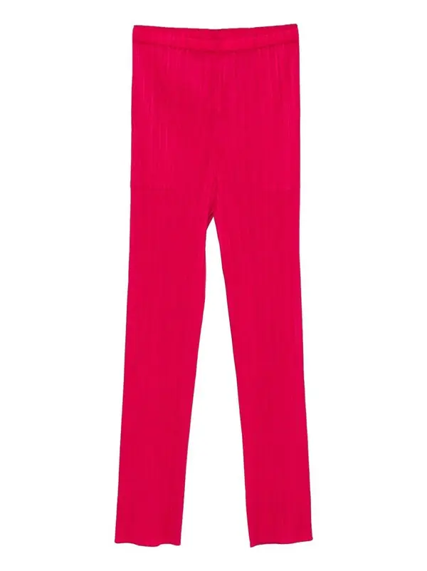Issey Miyake Pleated Trousers - Red