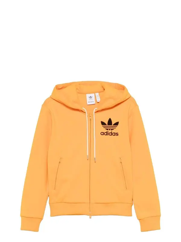 WALES BONNER X ADIDAS Logo Zipped Hoodie - Orange