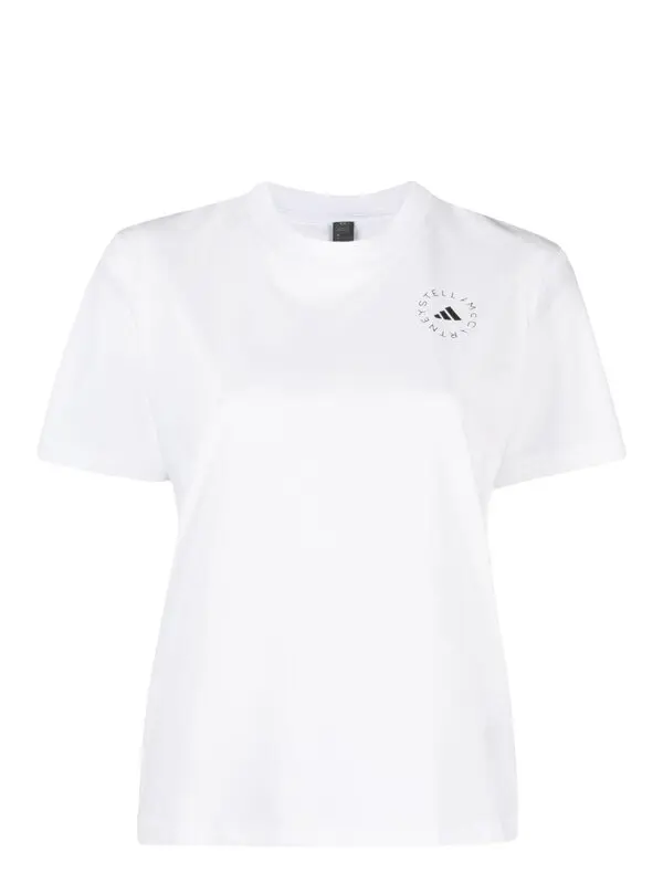 Adidas By Stella McCartney Logo Sporty T-shirt - White