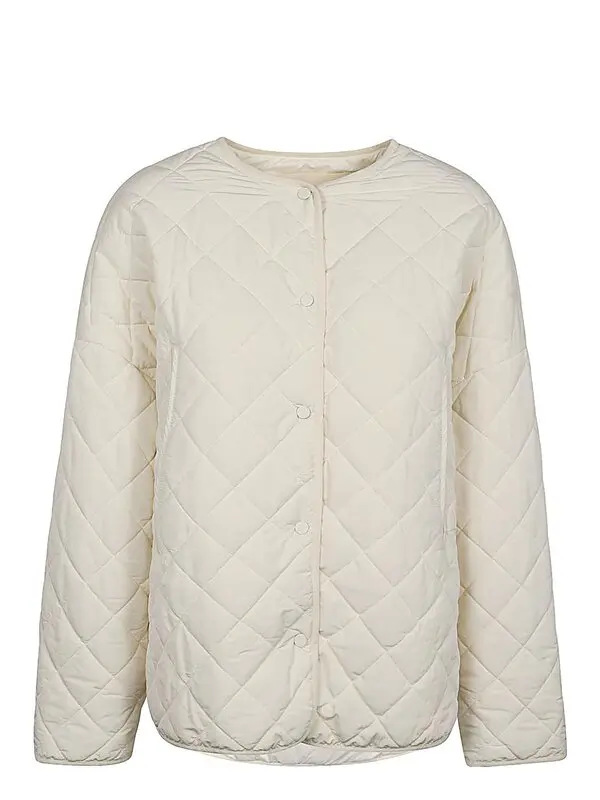 SANDBEIGE Quilted Nylon Jacket - White