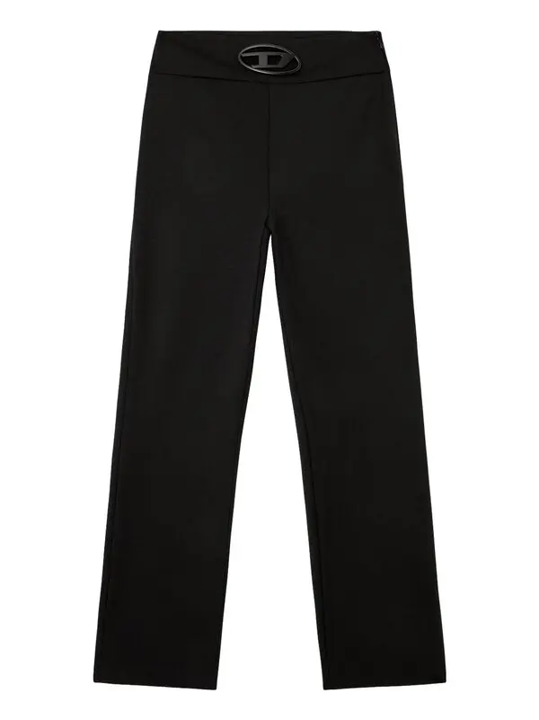 DIESEL Wool Blend Trousers - Black